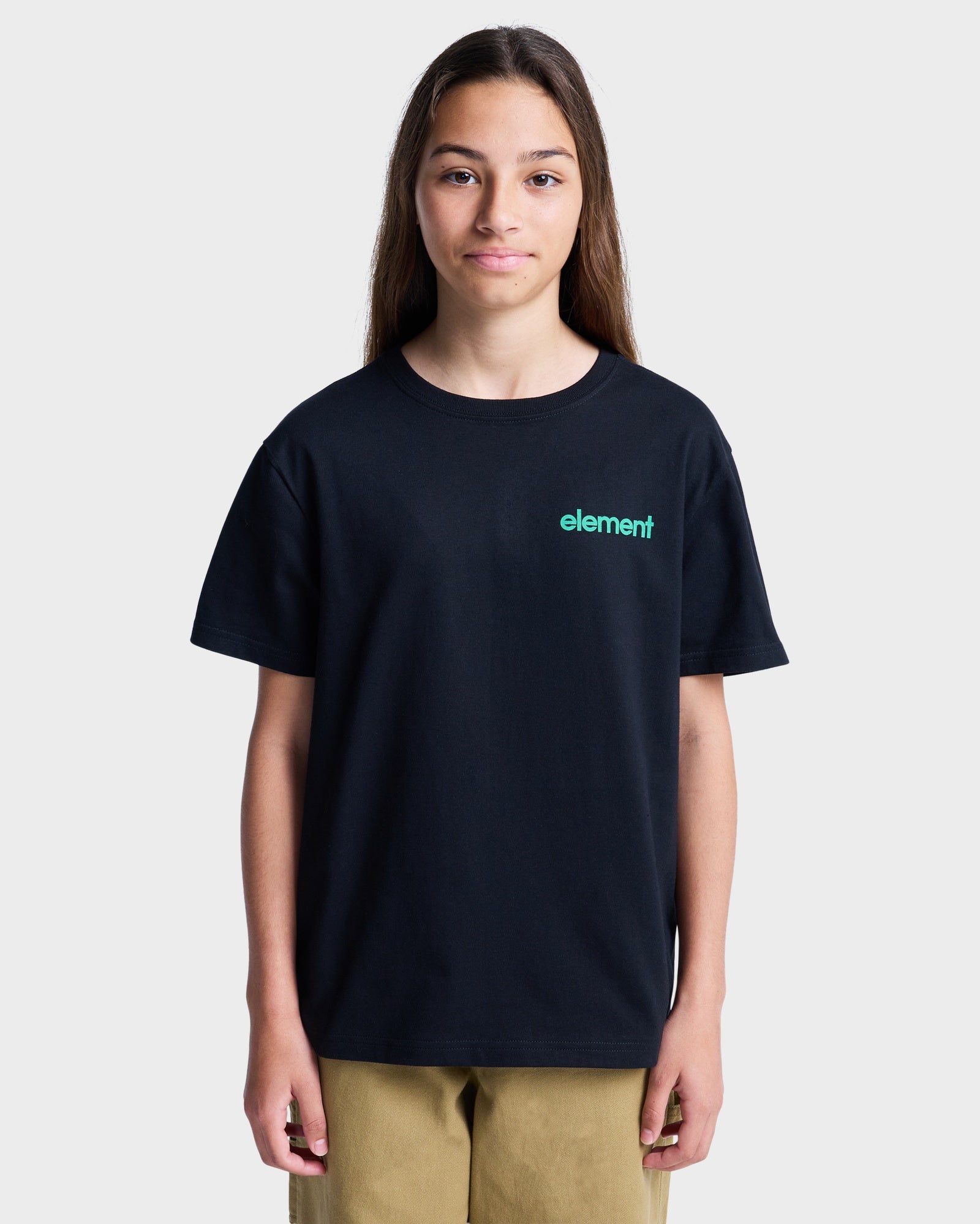 Boys 8-16 Stone Age T-Shirt - FLINT BLACK / XS/8 | Element Brand