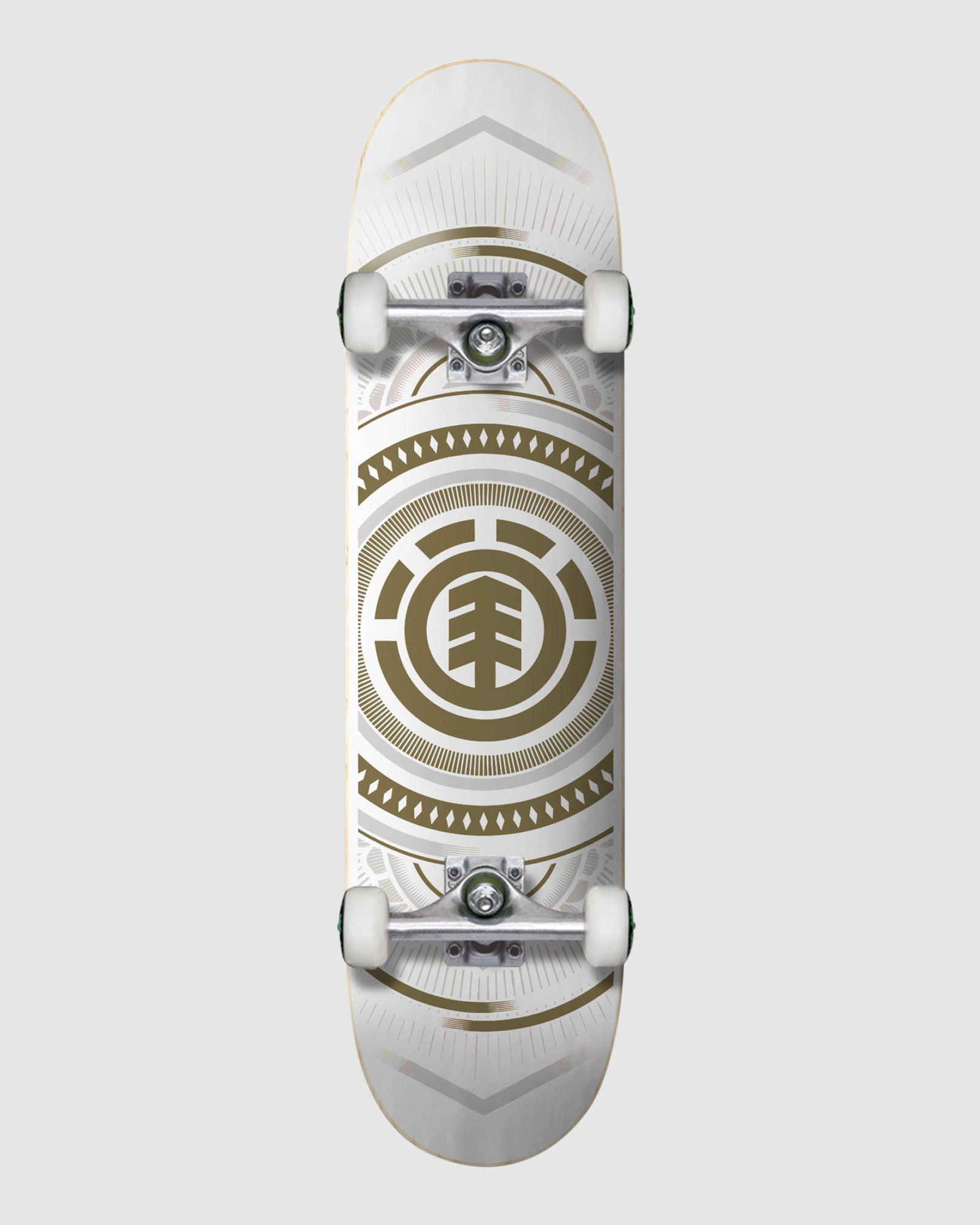 Hatched White Gold Complete Skateboard - ASSORTED / 8 | Element Brand