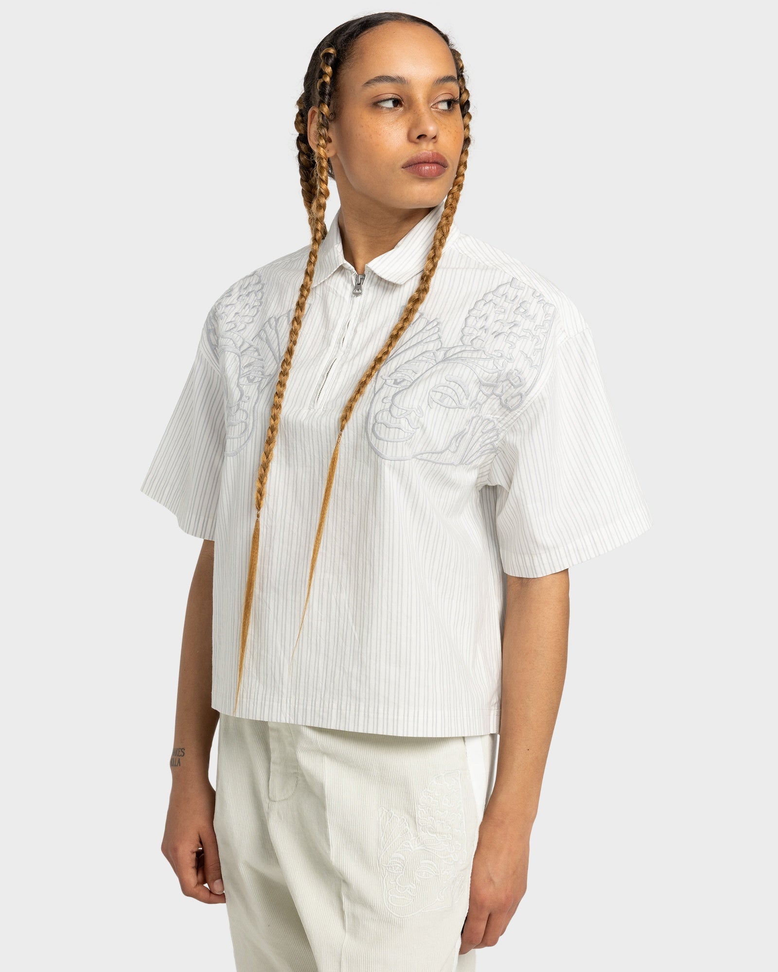 Womens Vmxe Short Sleeve Shirt - VITORIA OXFORD STRIPES / S/8 | Element ...
