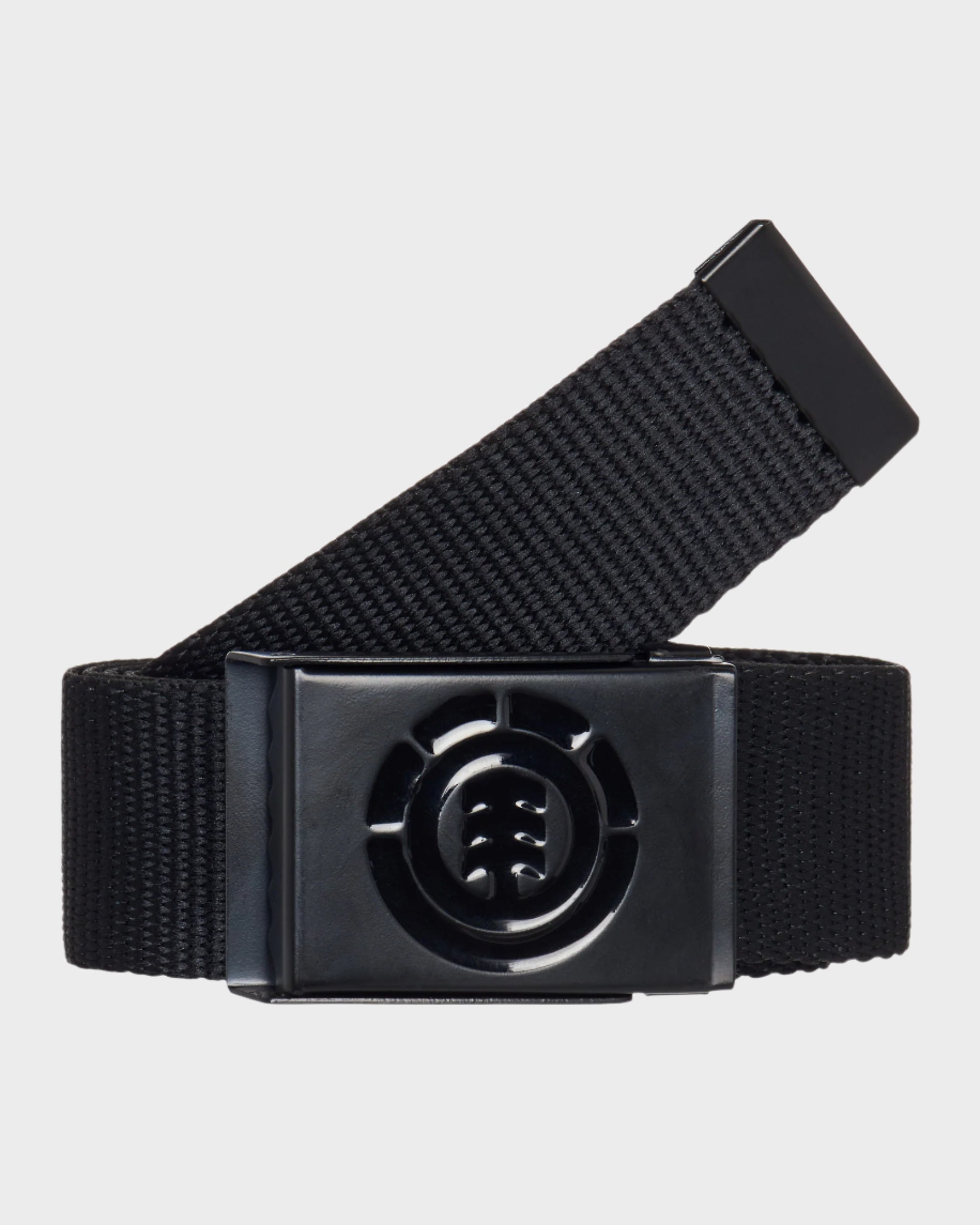 Mens Icon Webbing Nylon Belt - FLINT BLACK / 1SZ | Element Brand