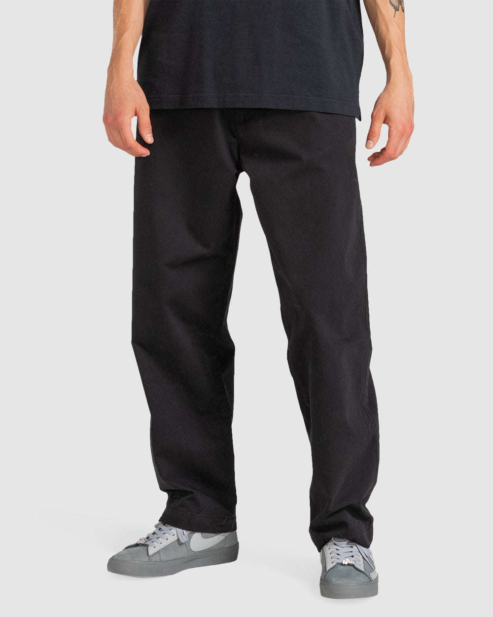 Mens Element x Burleys 2.0 Chino Pants - FLINT BLACK / 32 | Element Brand