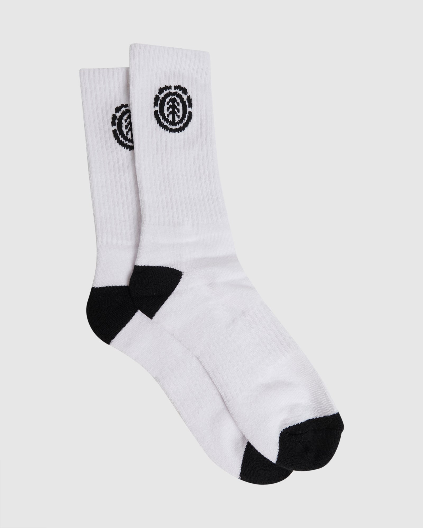 Mens Sports Crew Socks - WHITE / 1SZ | Element Brand