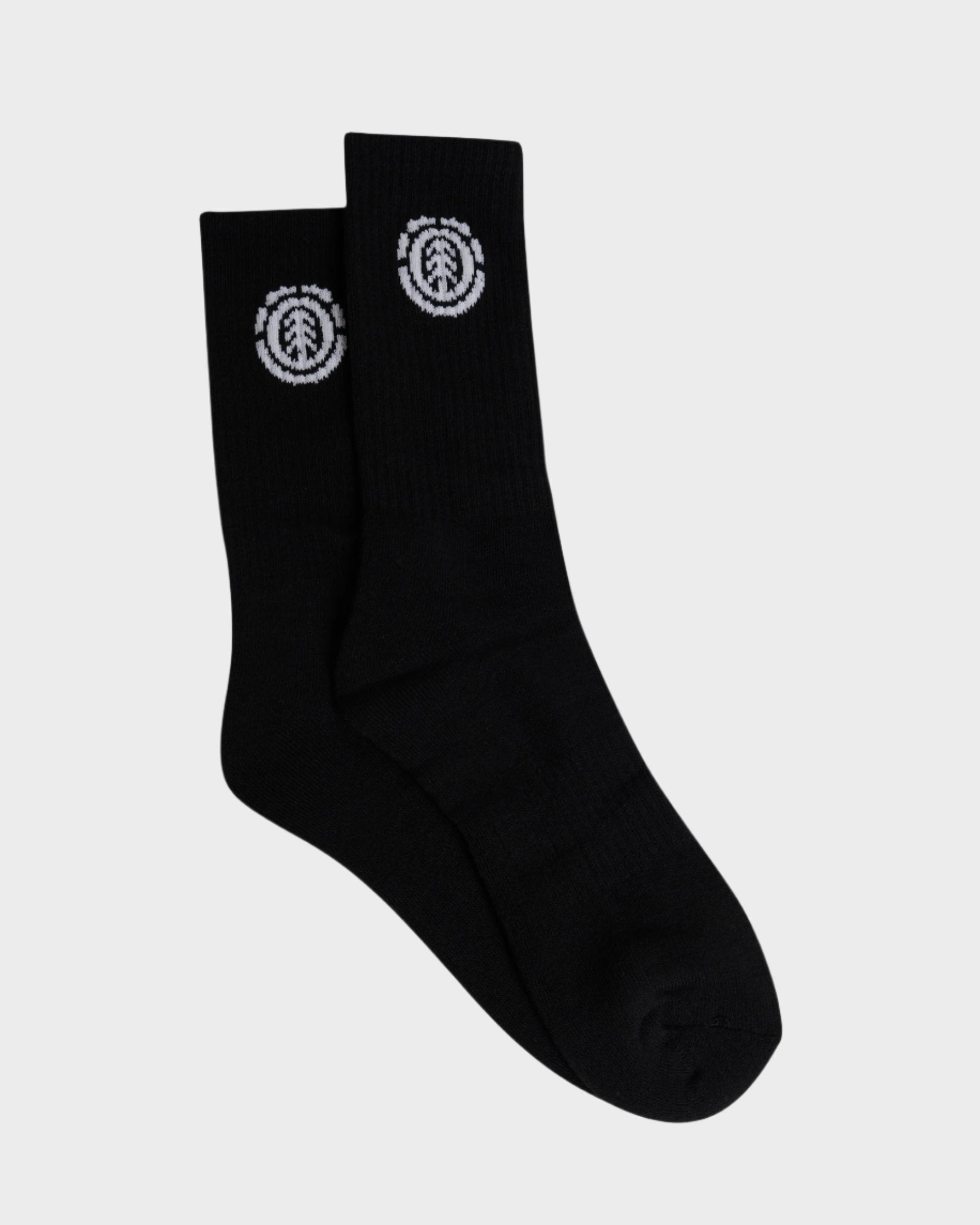 Mens Sports Crew Socks - BLACK / 1SZ | Element Brand