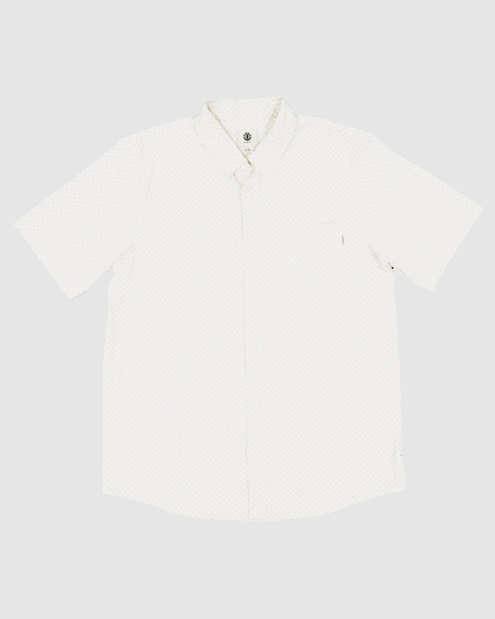 Mens Beyond Short Sleeve Shirt - EGRET / S | Element Brand